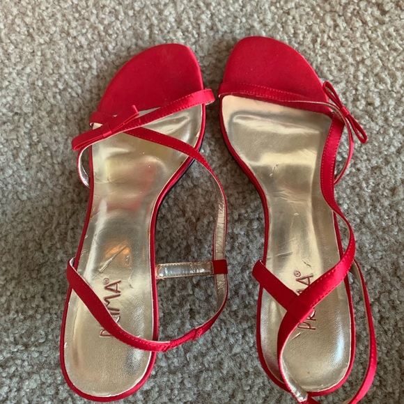 Prima Donna | Shoes | Vintage Red Heel Sandals | Poshmark
